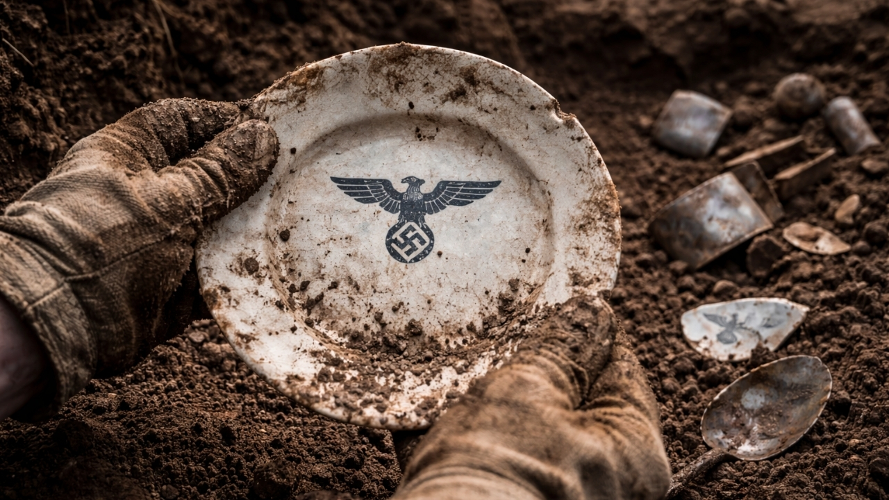 Watch a Luftwaffe dump collapse into one stunning WW2 discovery