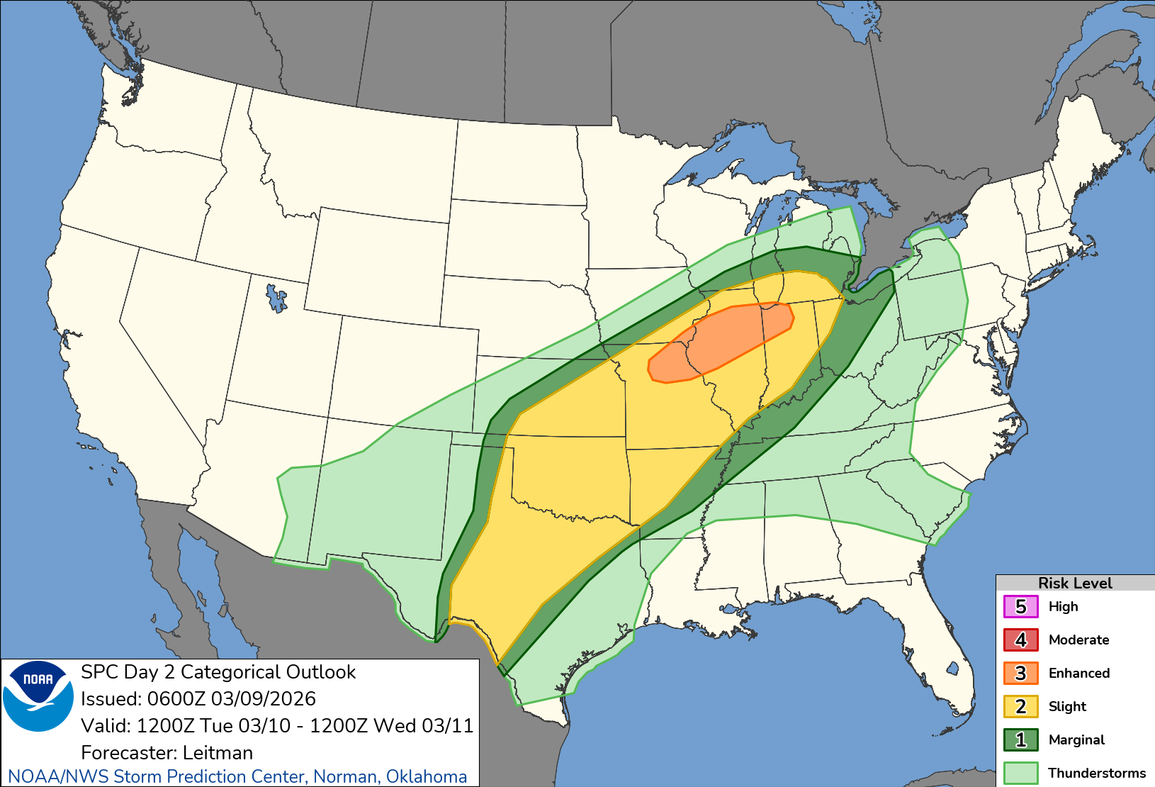 Severe storms, tornadoes threaten central US this week. See forecast