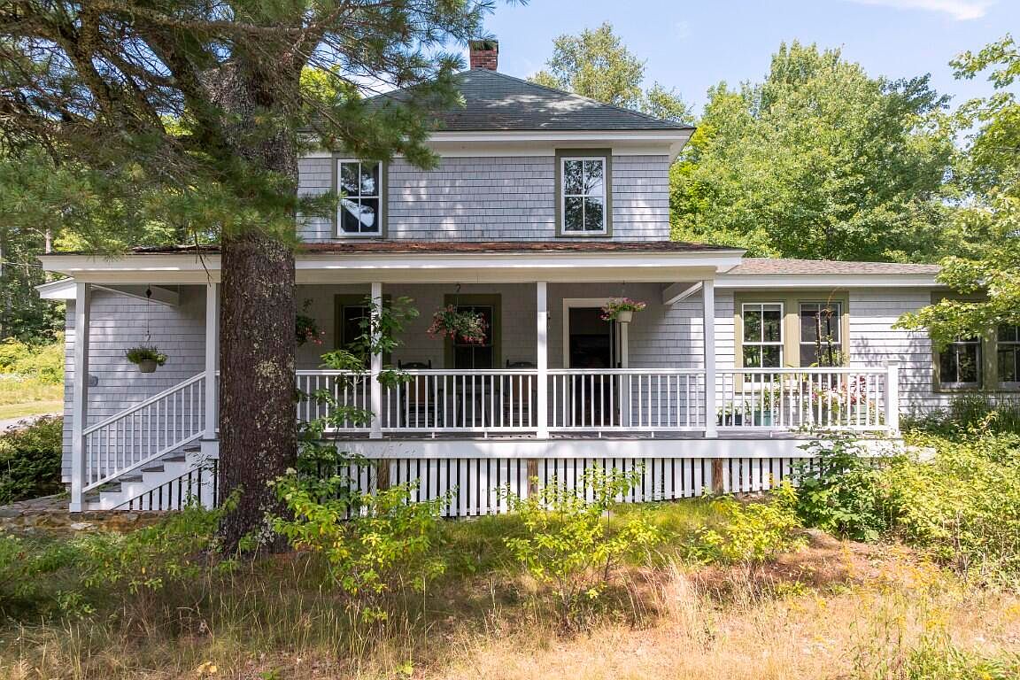 1920 New England gem in Boothbay Harbor, Maine, featuring wood shingled ...