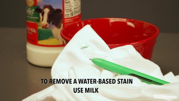 How to remove ink from clothes