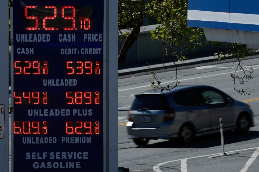 California gas prices soar to more than $5.20 per gallon