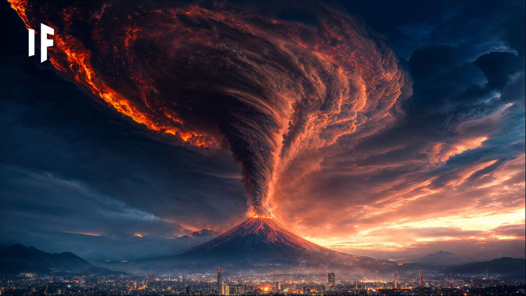What if a tornado hit a supervolcano like Yellowstone?