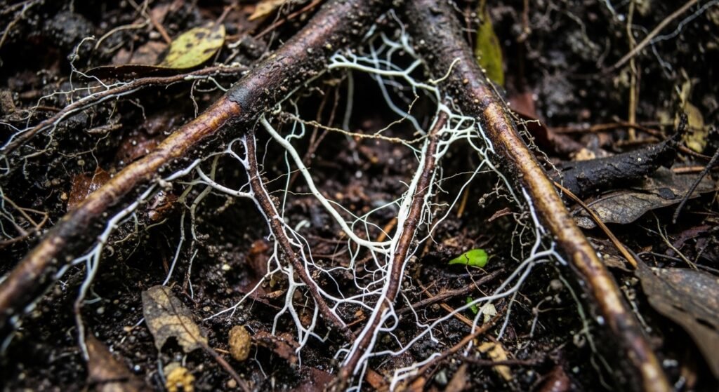 How trees in your backyard use fungi to warn each other about you