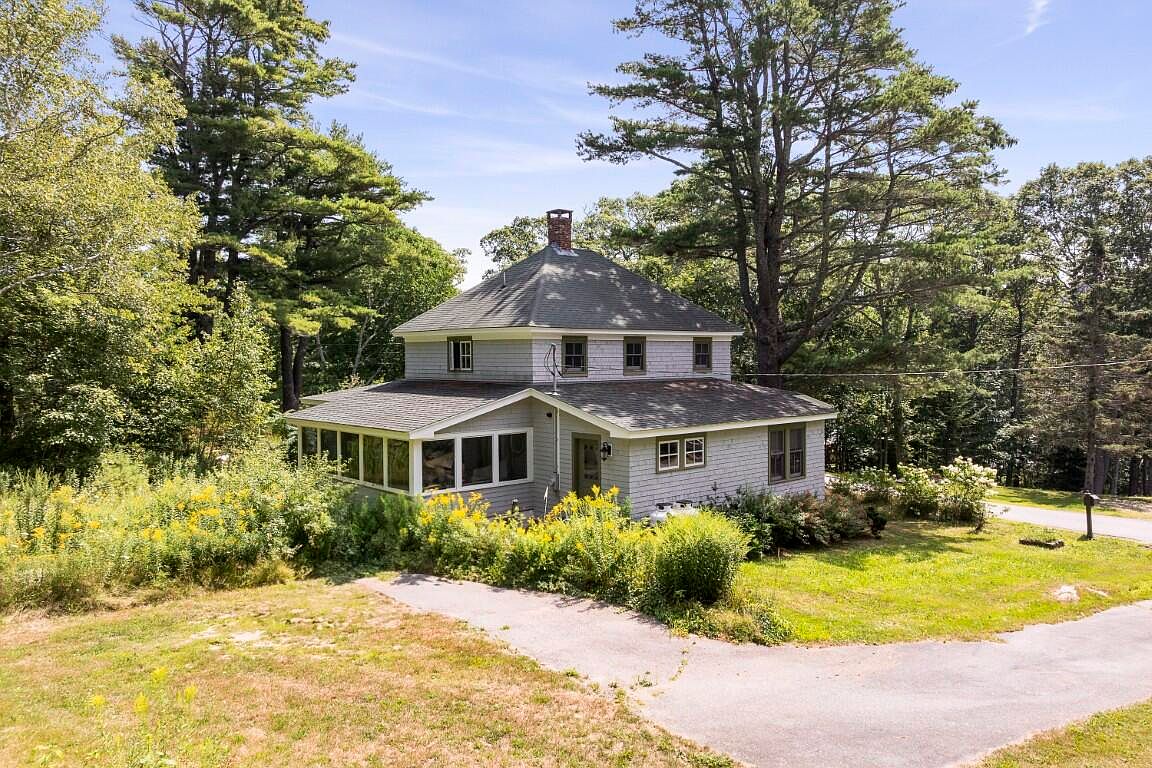 1920 New England gem in Boothbay Harbor, Maine, featuring wood shingled ...