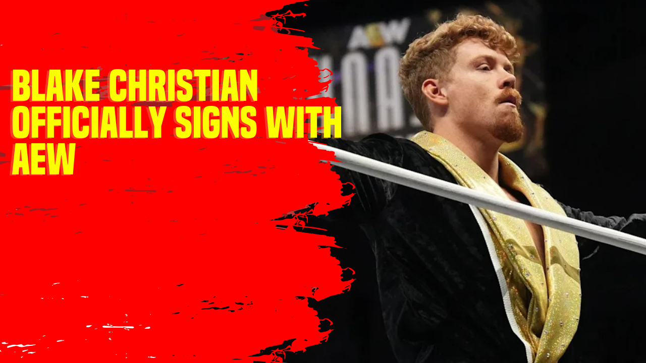Blake Christian officially signs with AEW #BlakeChristian #AEW #Wrestling