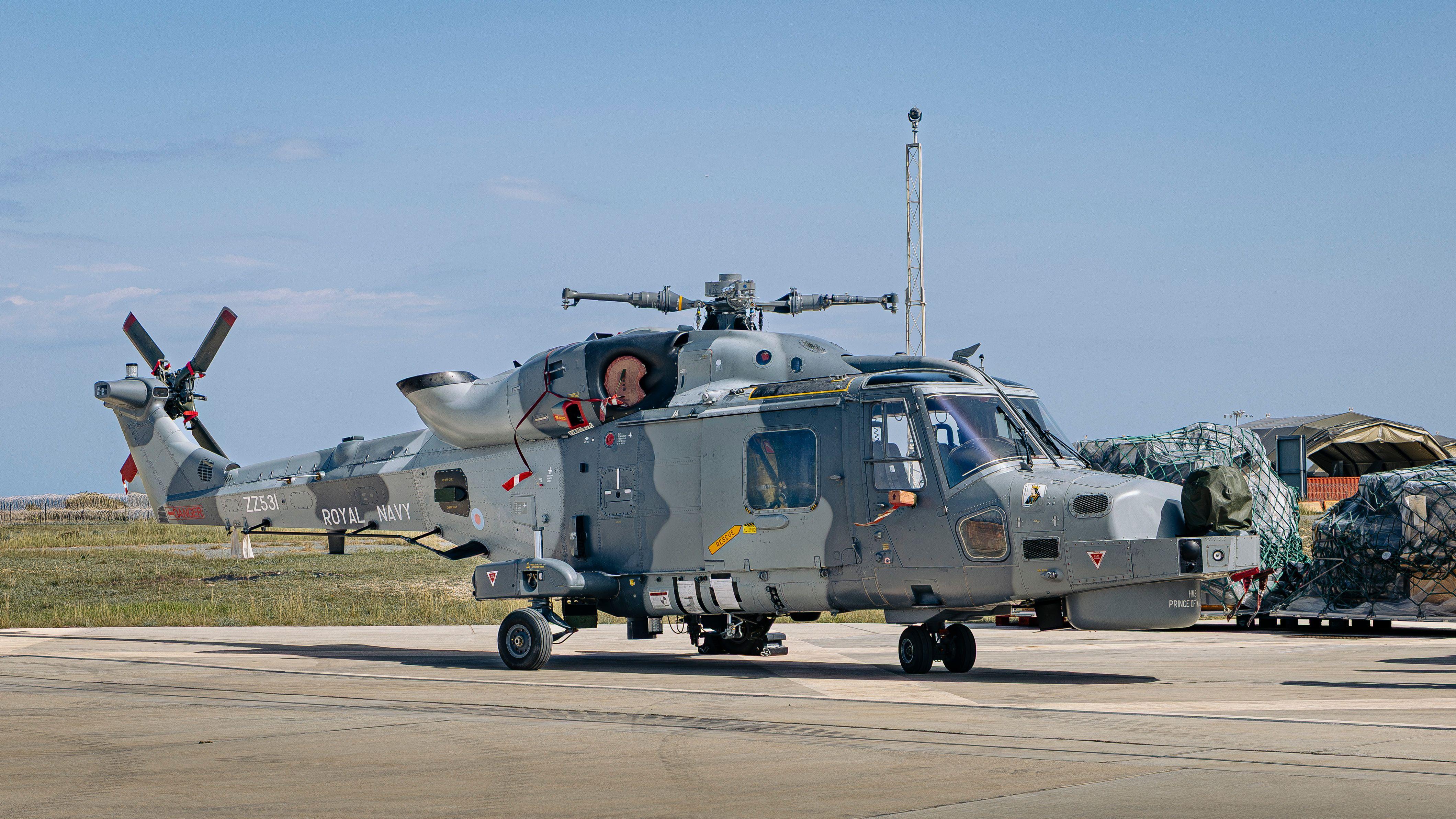 Culdrose helicopter arrives in Cyprus