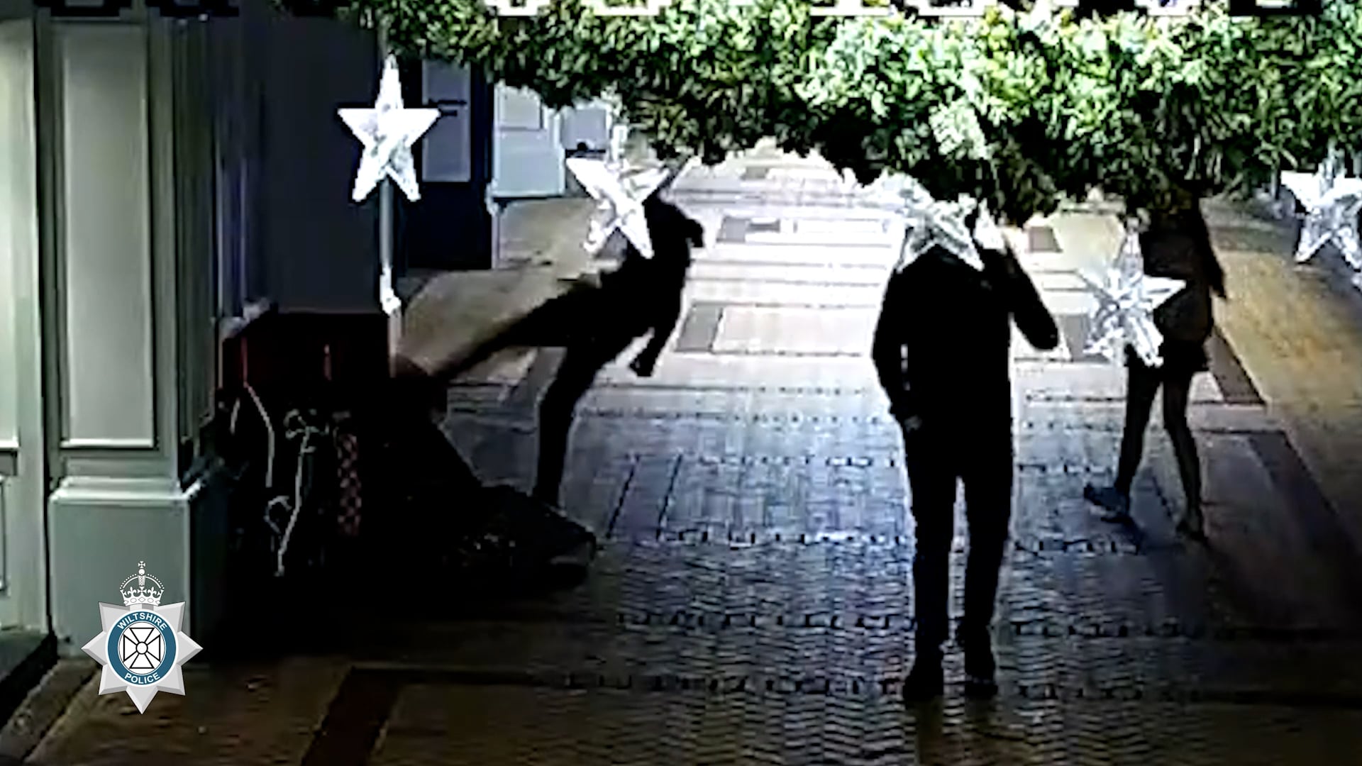 CCTV moment coward kicks defenceless homeless woman in head