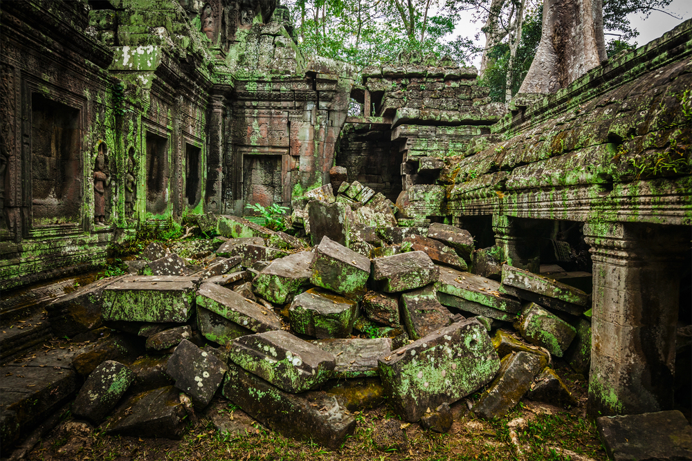 Haunting overgrown temples around the world