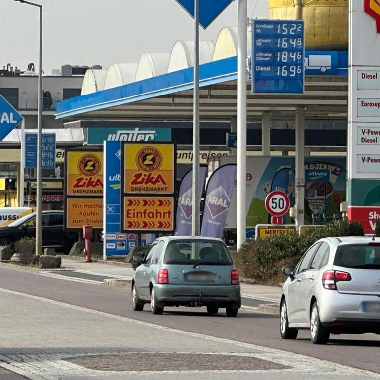 Luxemburg Remich Tankstelle Preise