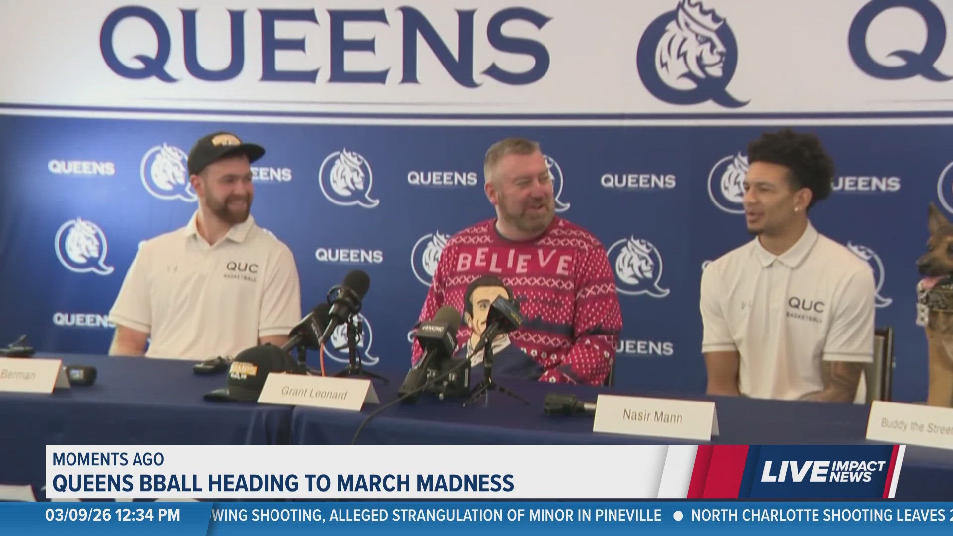 Queens claims first ASUN title, punches ticket to March Madness. Hear ...