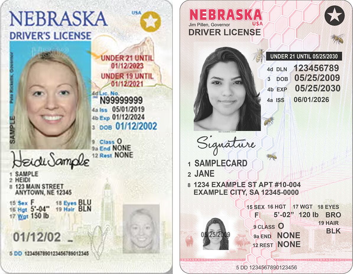Nebraska DMV unveils newly redesigned driver license, state ID cards
