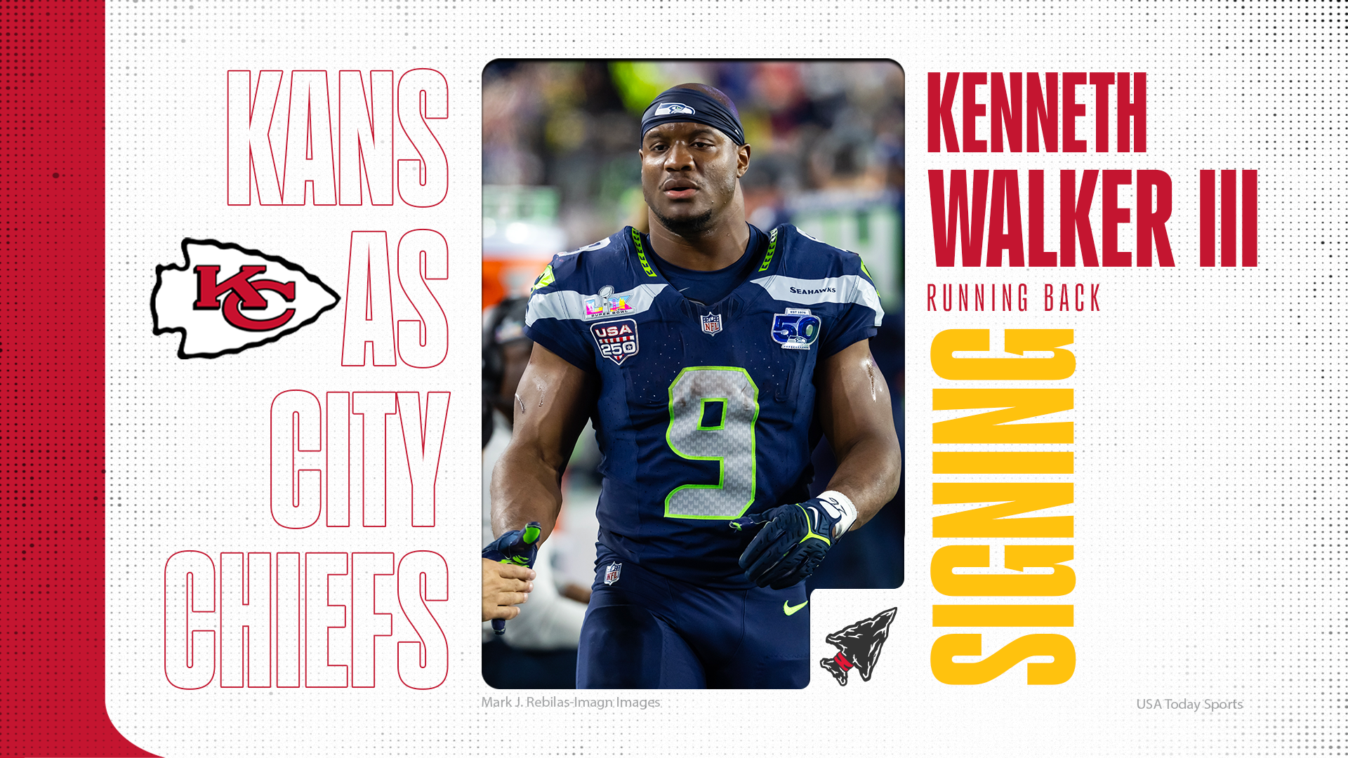 Report: Super Bowl LX MVP Kenneth Walker III to sign with the Chiefs