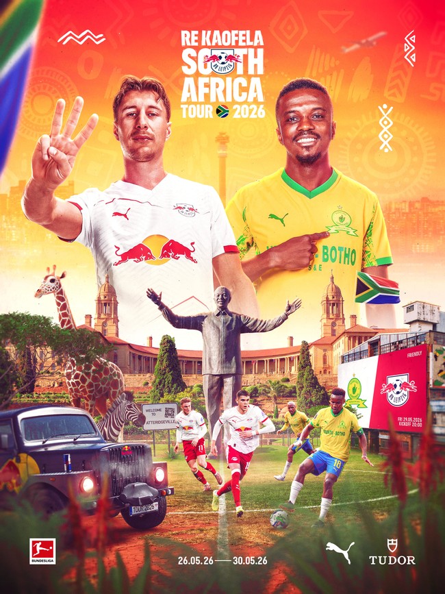 Mamelodi Sundowns to host RB Leipzig in landmark friendly