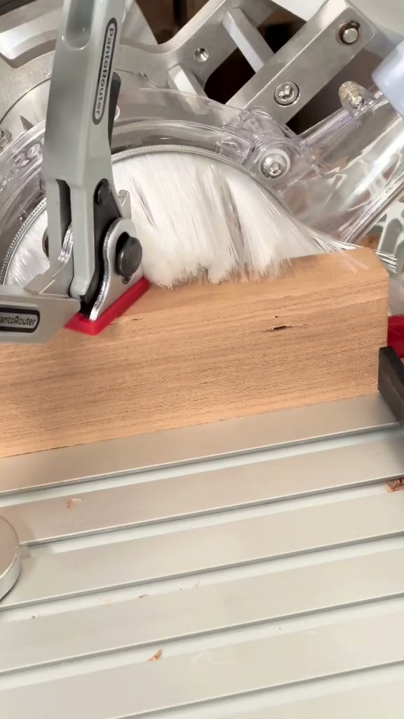 First time cutting mortise and tenon joints with a pantorouter