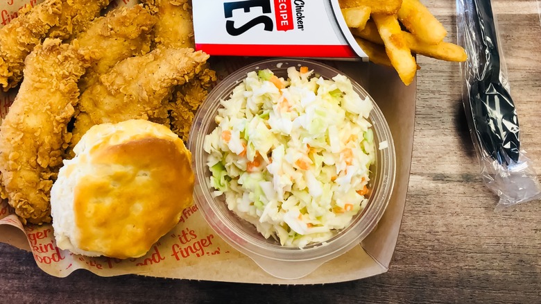 What makes KFC's coleslaw so delicious