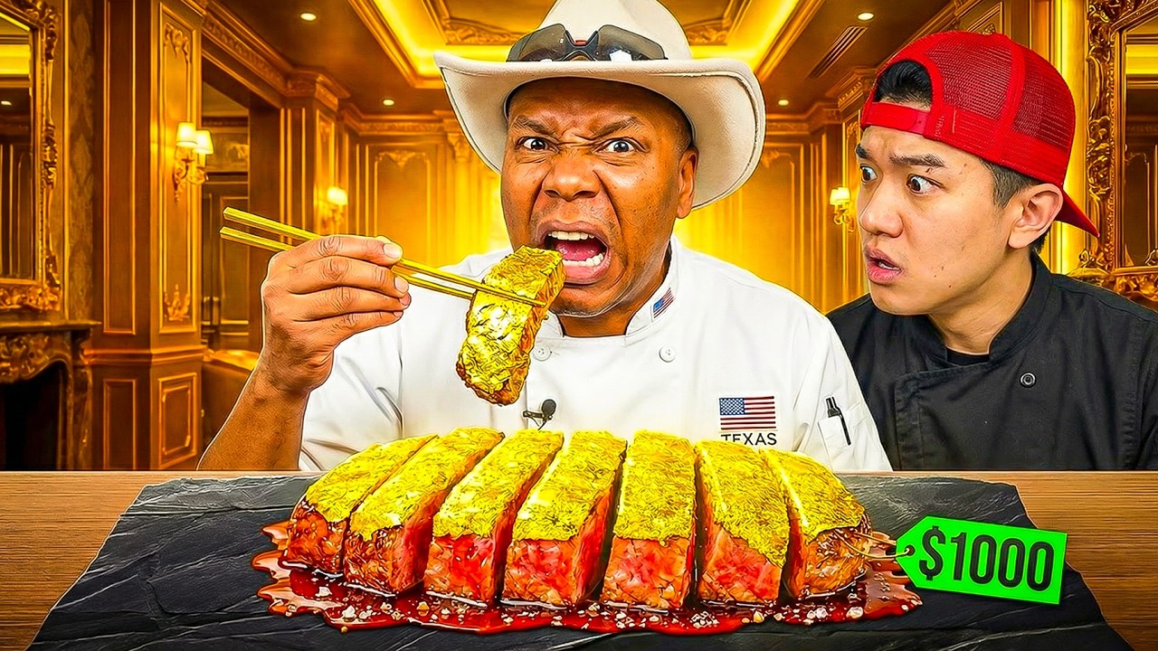 Texas BBQ chef tries $1000 wagyu for the first time