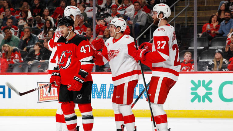 Griffins captain Dominik Shine scores first NHL goal at 32
