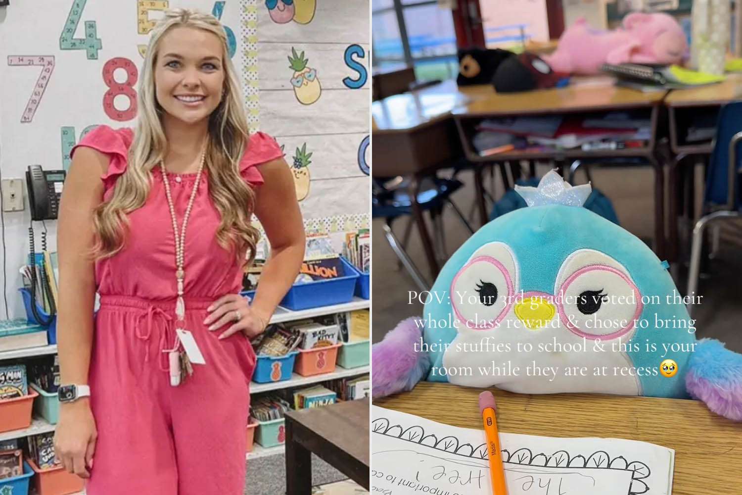 Teacher lets students bring stuffed animals to class. Then she's ...