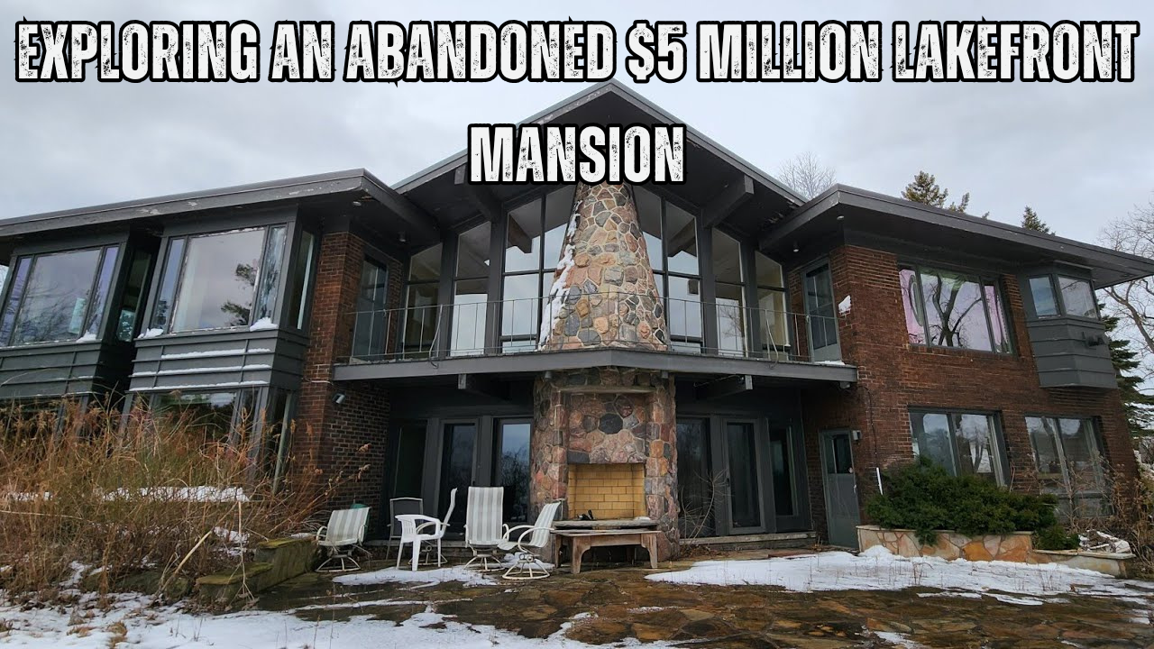 Exploring an abandoned $5 million lakefront mansion | Forgotten luxury