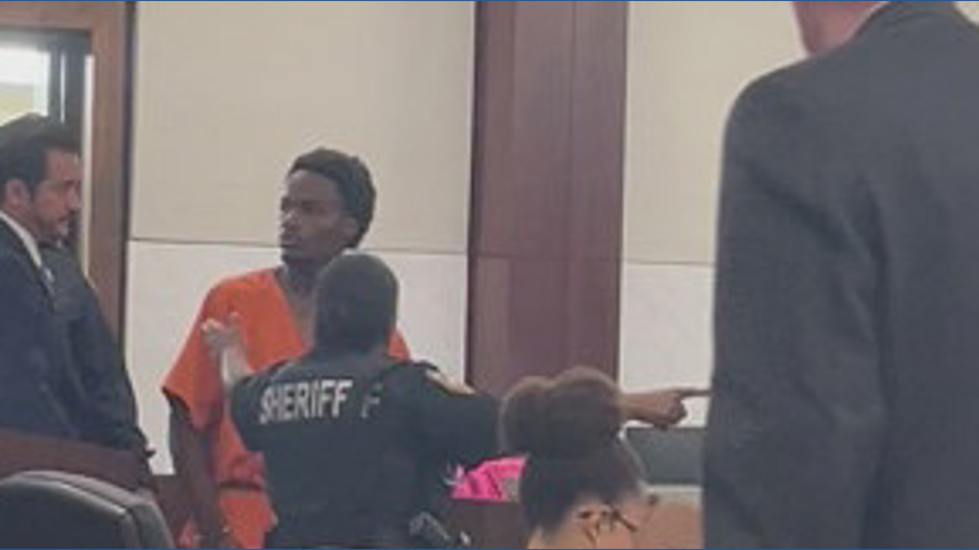 Darius DeWayne Hall in court after Saturday shooting