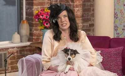 Woman marries dog after divorcing husband, claims to be happier
