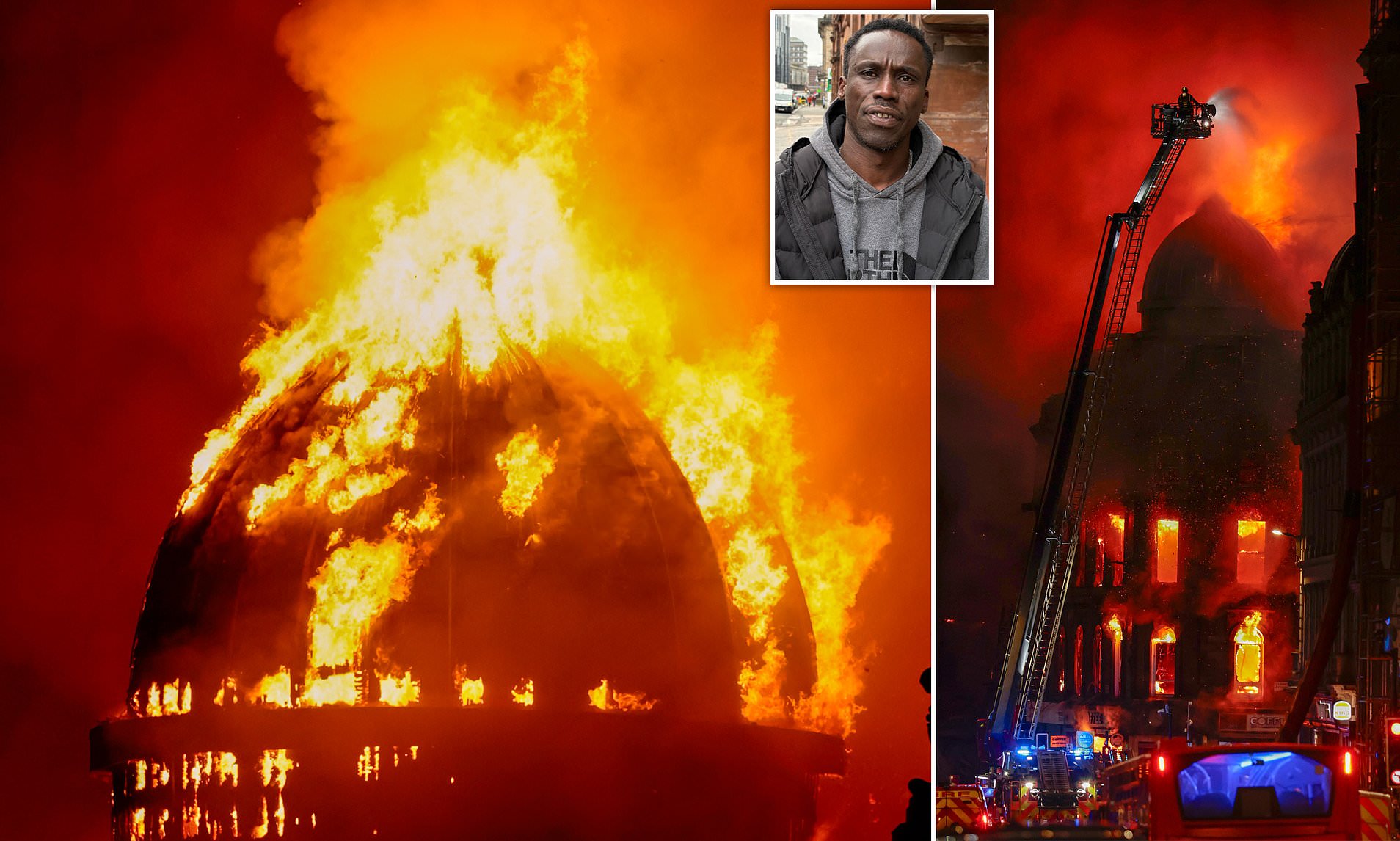 Eyewitness who tried to stop Glasgow vape shop fire reveals blaze broke ...