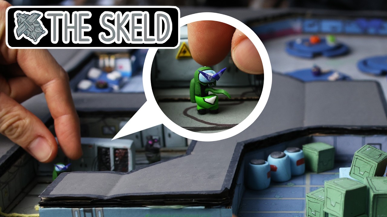 Making the SKELD MAP entirely out of clay (full map + new roles)