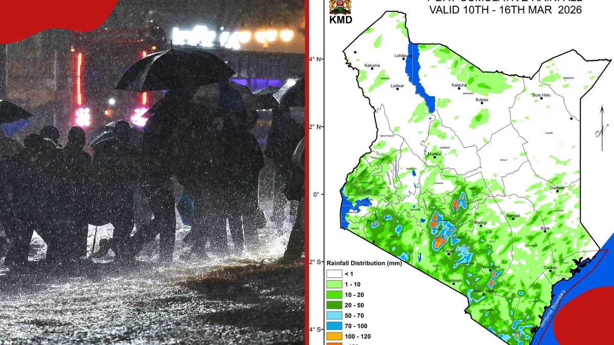 Kenya Met says rainfall to ease, warns of isolated heavy rains in ...