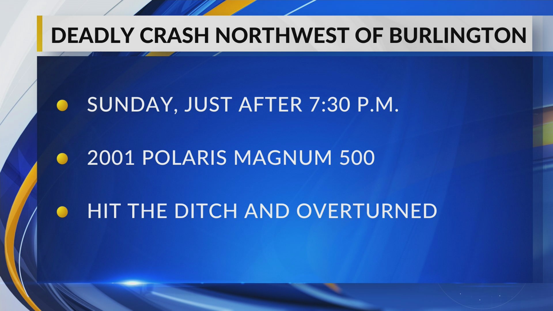 Jamestown woman dies in single vehicle crash in Barnes County