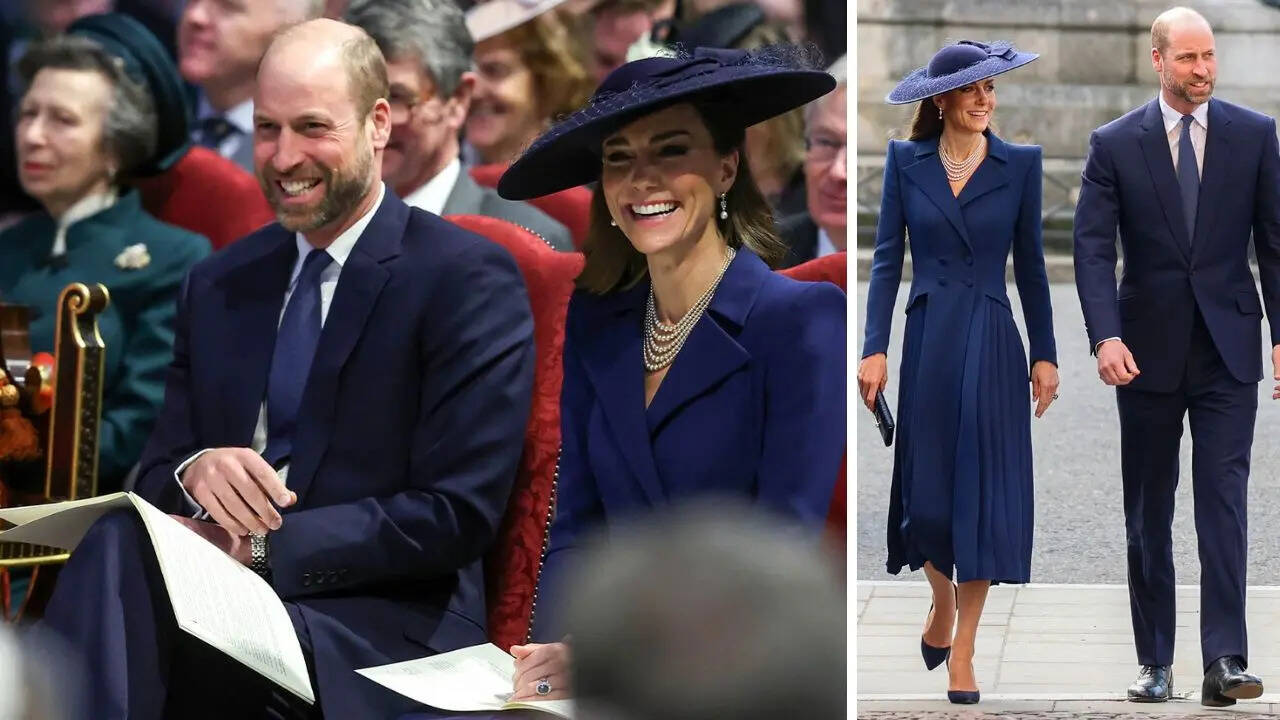 Kate Middleton’s vintage pearl necklace and the late Queen’s earrings ...