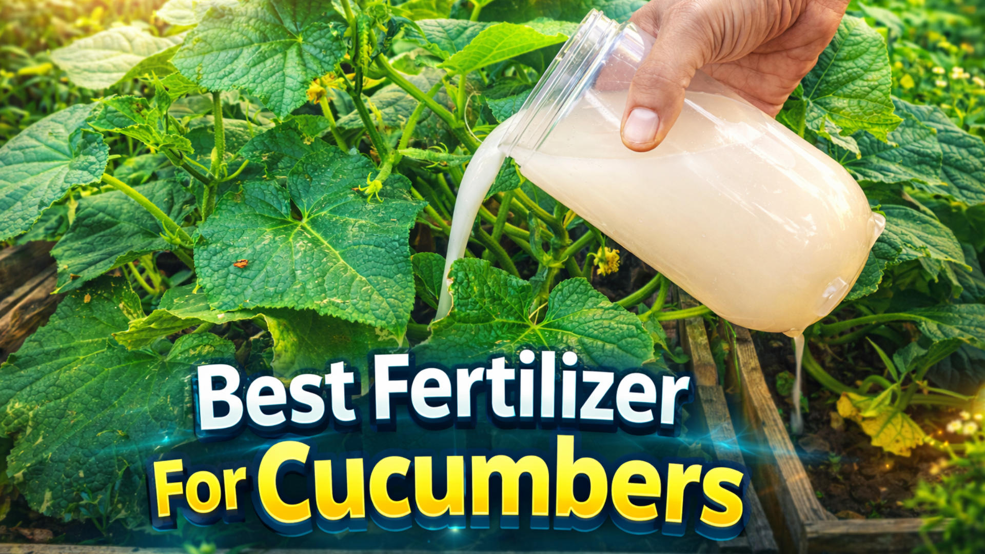 Watering tip that dramatically improves cucumber production