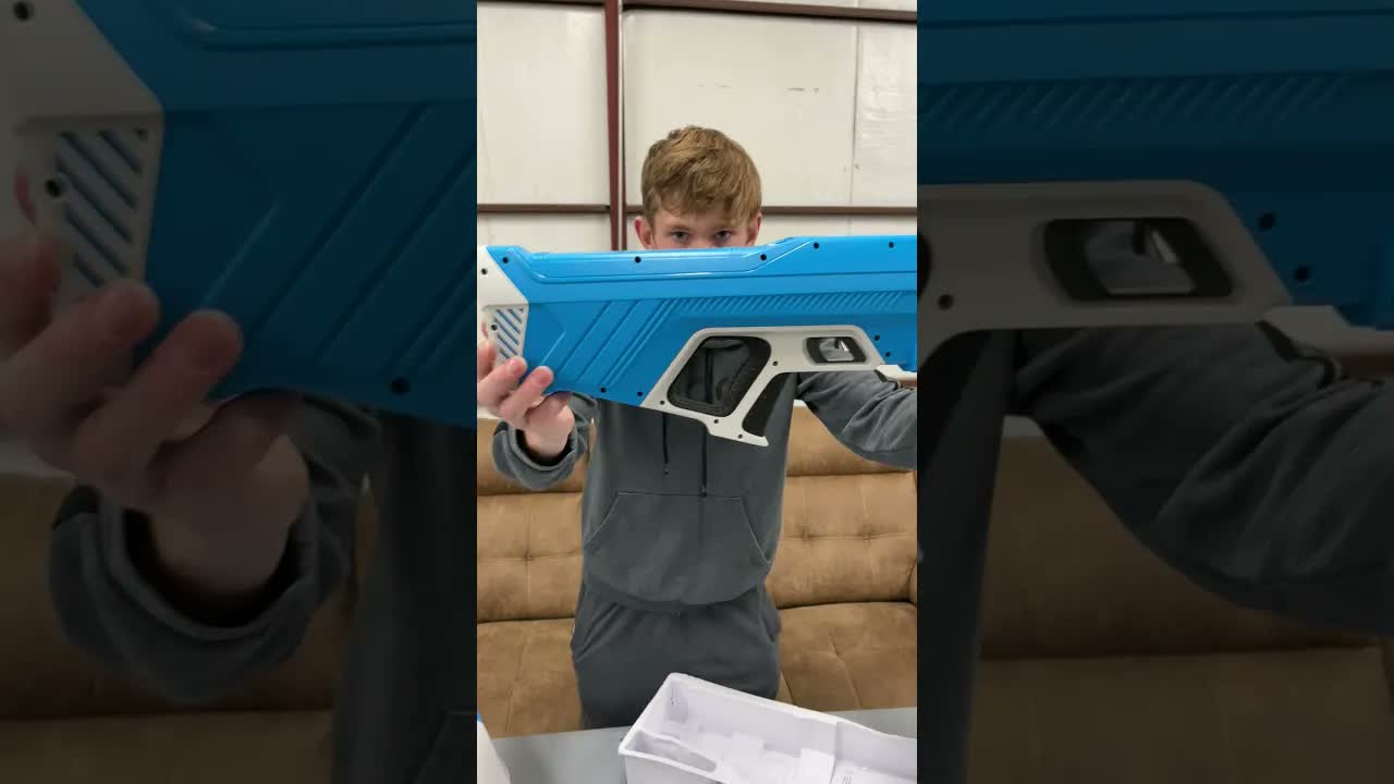 Testing the world’s strongest water gun