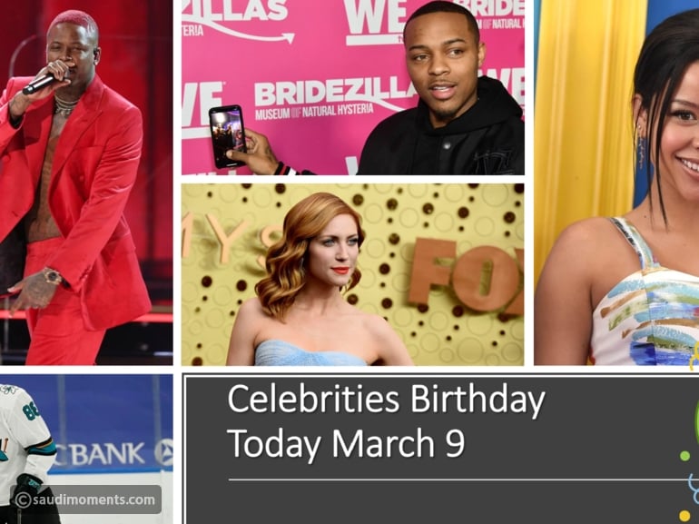 American celebrities born today - March 9