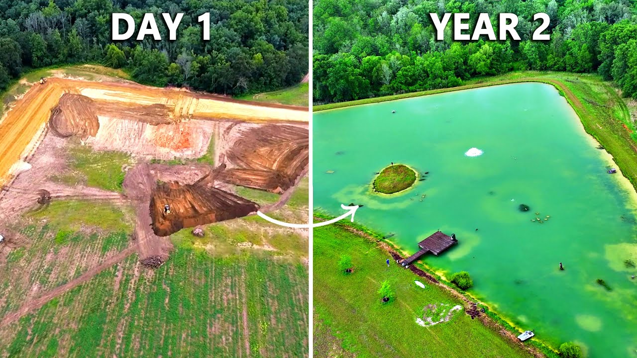 I built a 5 acre pond 2 years ago - then this happened