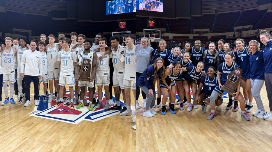 Washburn basketball claims both 2026 MIAA Tournament titles