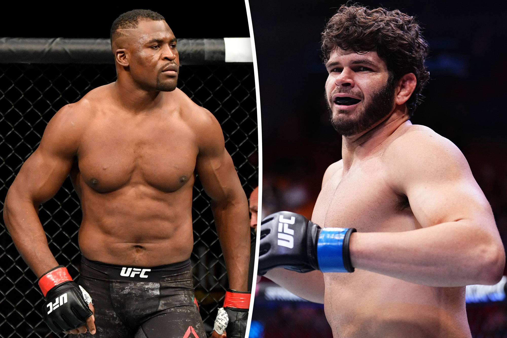 Francis Ngannou to fight on Ronda Rousey vs. Gina Carano card against ...