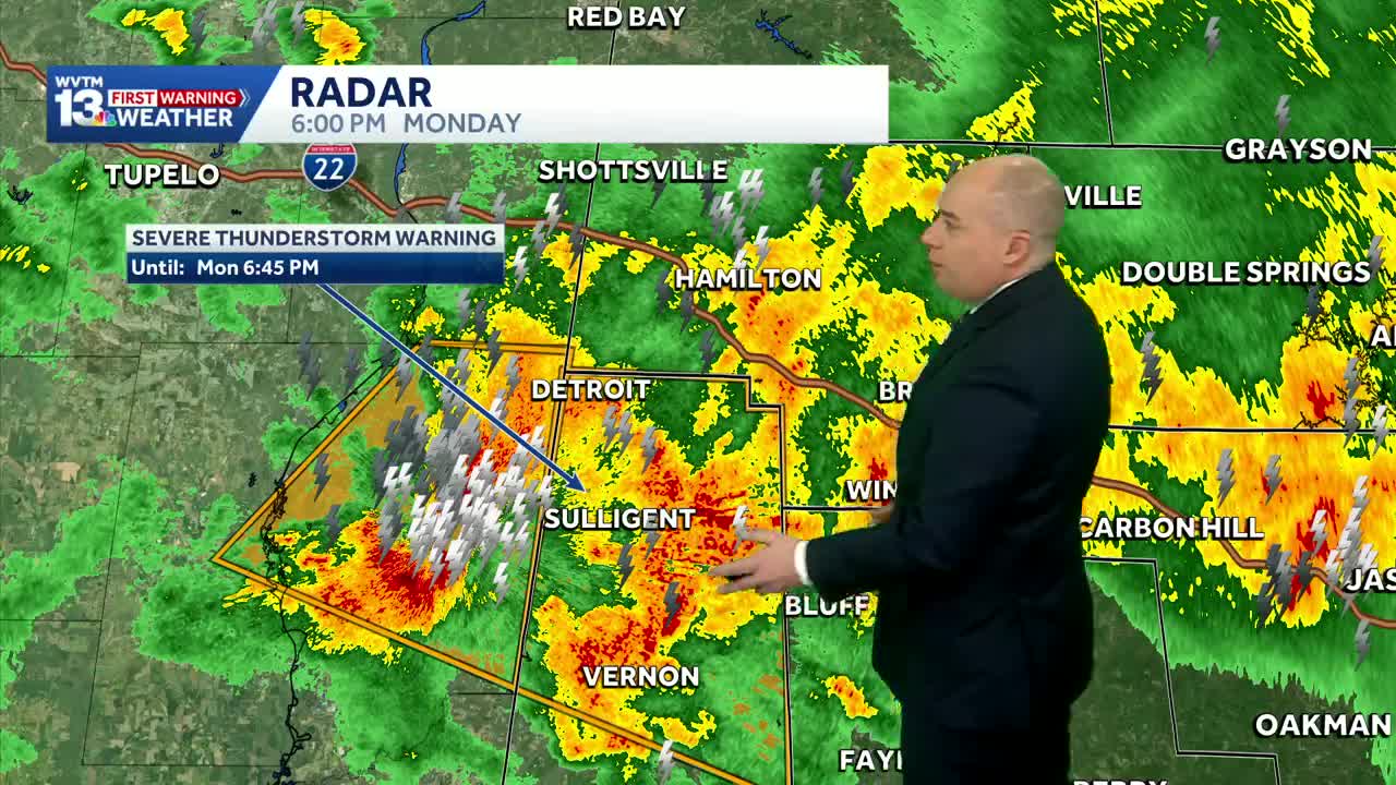 Severe storms Monday night: Hail, strong winds likely with intense ...