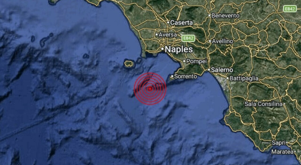 Terremoto nel Mar Tirreno, violenta scossa di 5.9 registrata nel Golfo ...