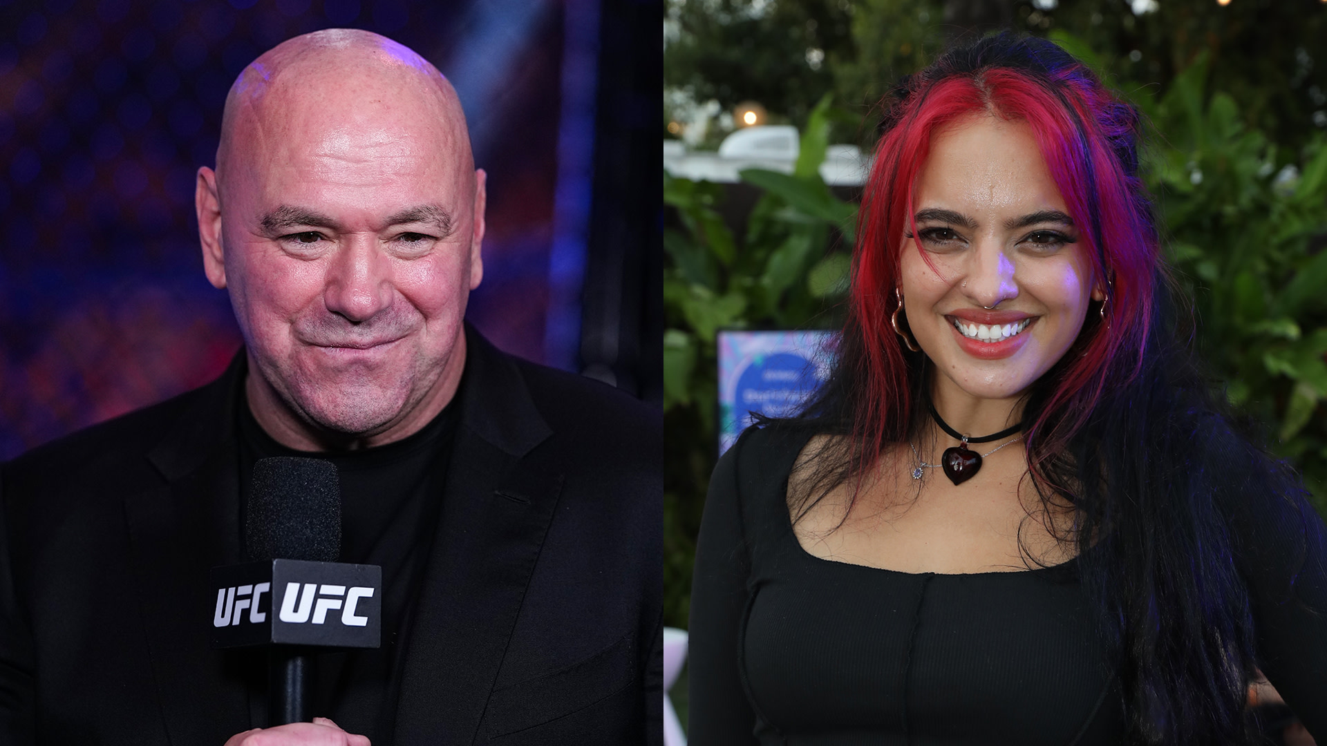 Dana White awkwardly compliments Nina Drama's feet after she brings up ...