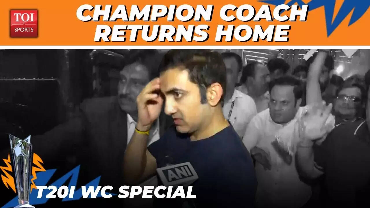 Dhol, cheers and flowers: How Delhi welcomed Gautam Gambhir