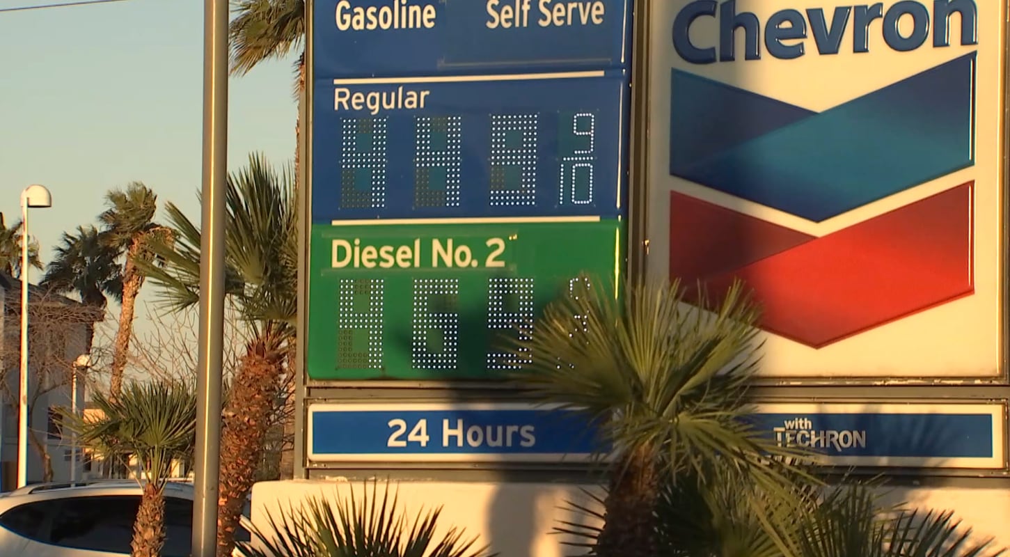 Nevada gas prices climb above $4 a gallon, leaving rideshare drivers ...