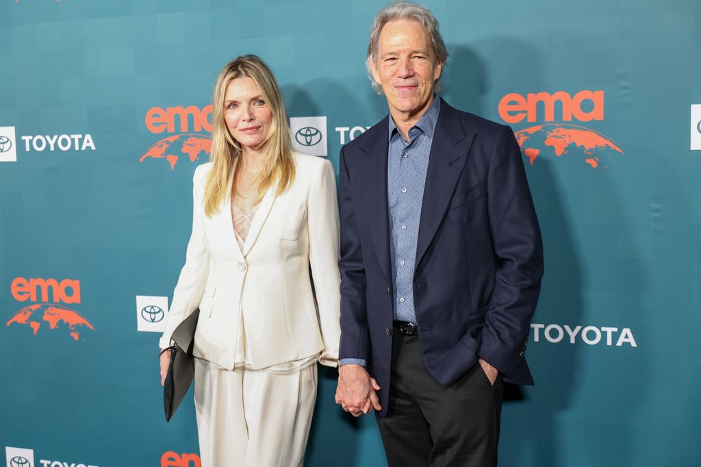 Michelle Pfeiffer makes rare appearance with famous husband David E Kelley