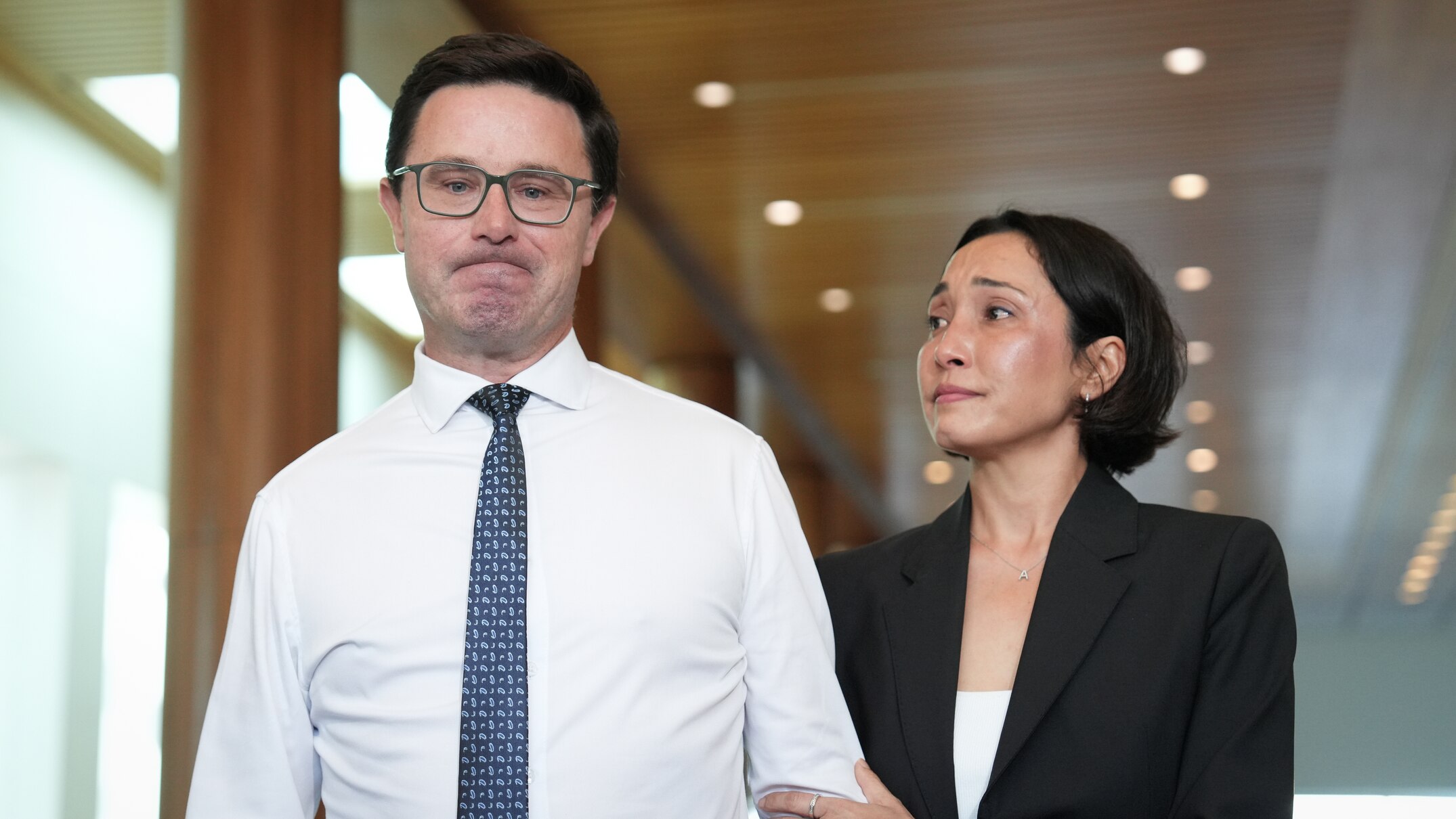 Emotional David Littleproud steps down as leader of the National Party