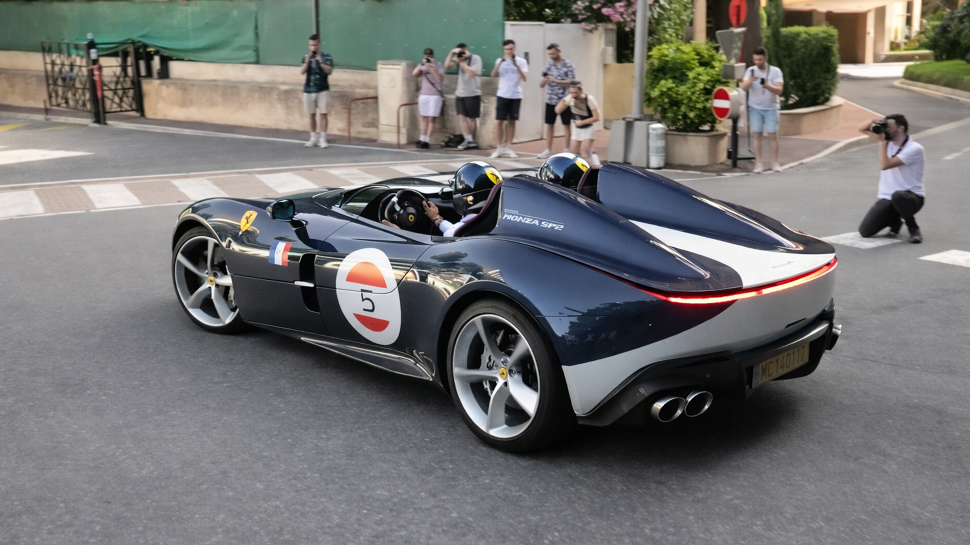 This $2 million Ferrari Monza SP2 draws a crowd