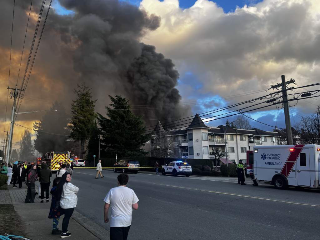 Around 100 residents of Mission retirement home displaced after large fire