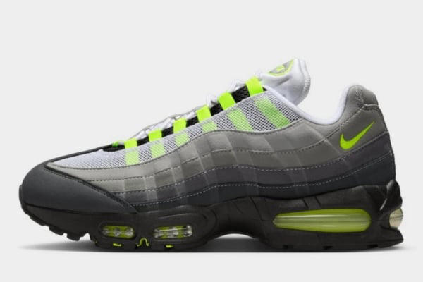 Nike Air Max 95 OG 'Neon' returns with the big bubble and Louis Theroux ...