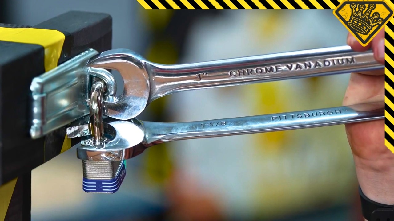 Can you actually break locks with wrenches?