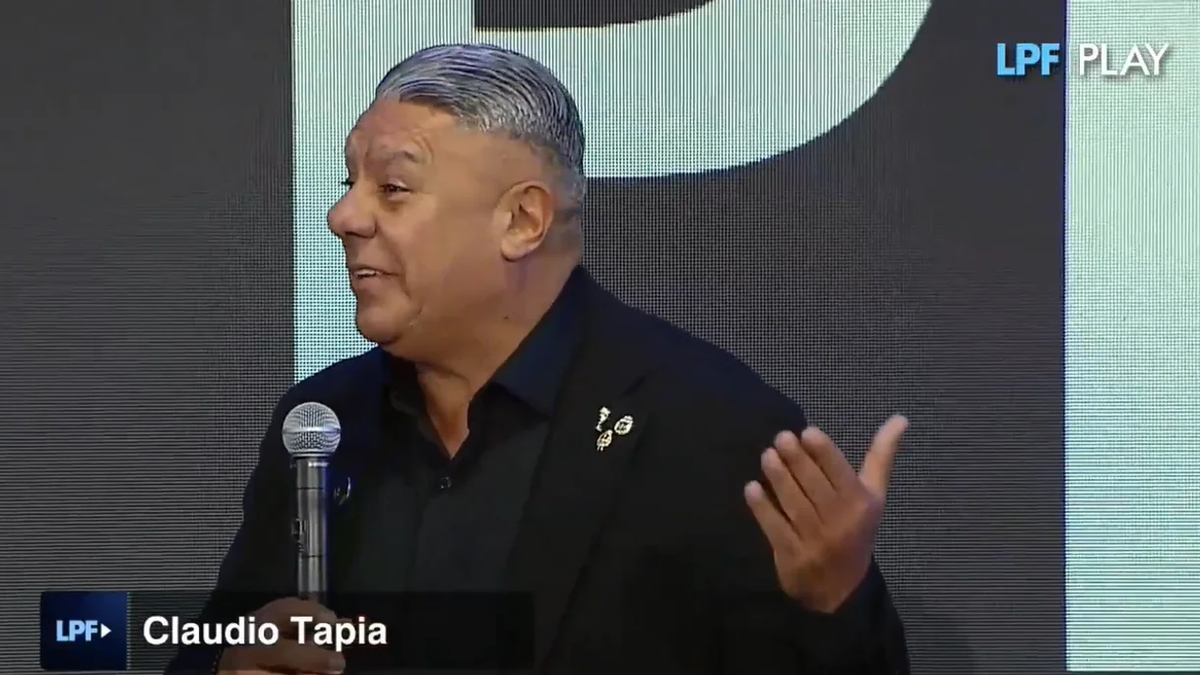 Chiqui Tapia lanzó el nuevo sistema de streaming de la AFA y se ...