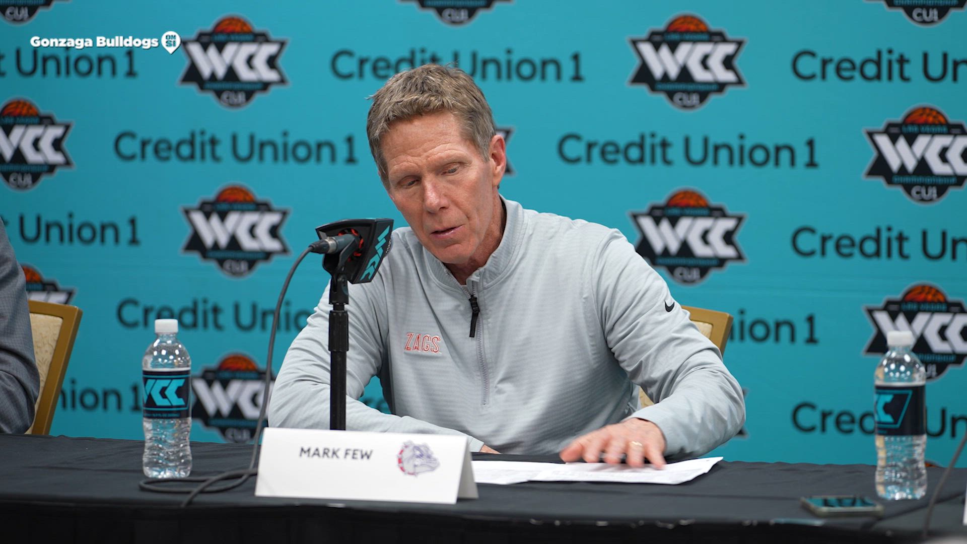 What Gonzaga's Mark Few said after the WCC semifinal win over Oregon State