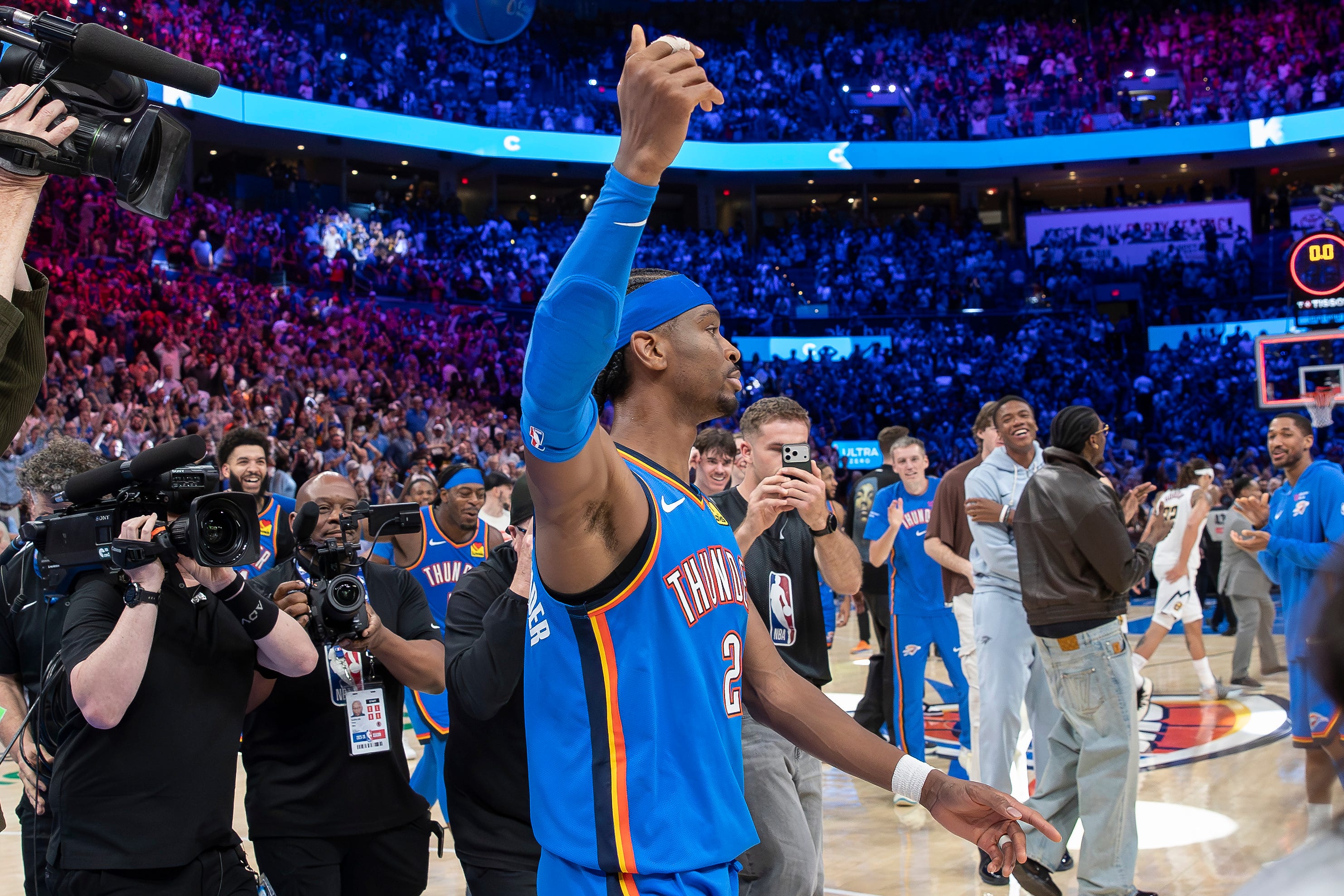Player grades: SGA makes NBA history in Thunder's 129-126 win over Nuggets